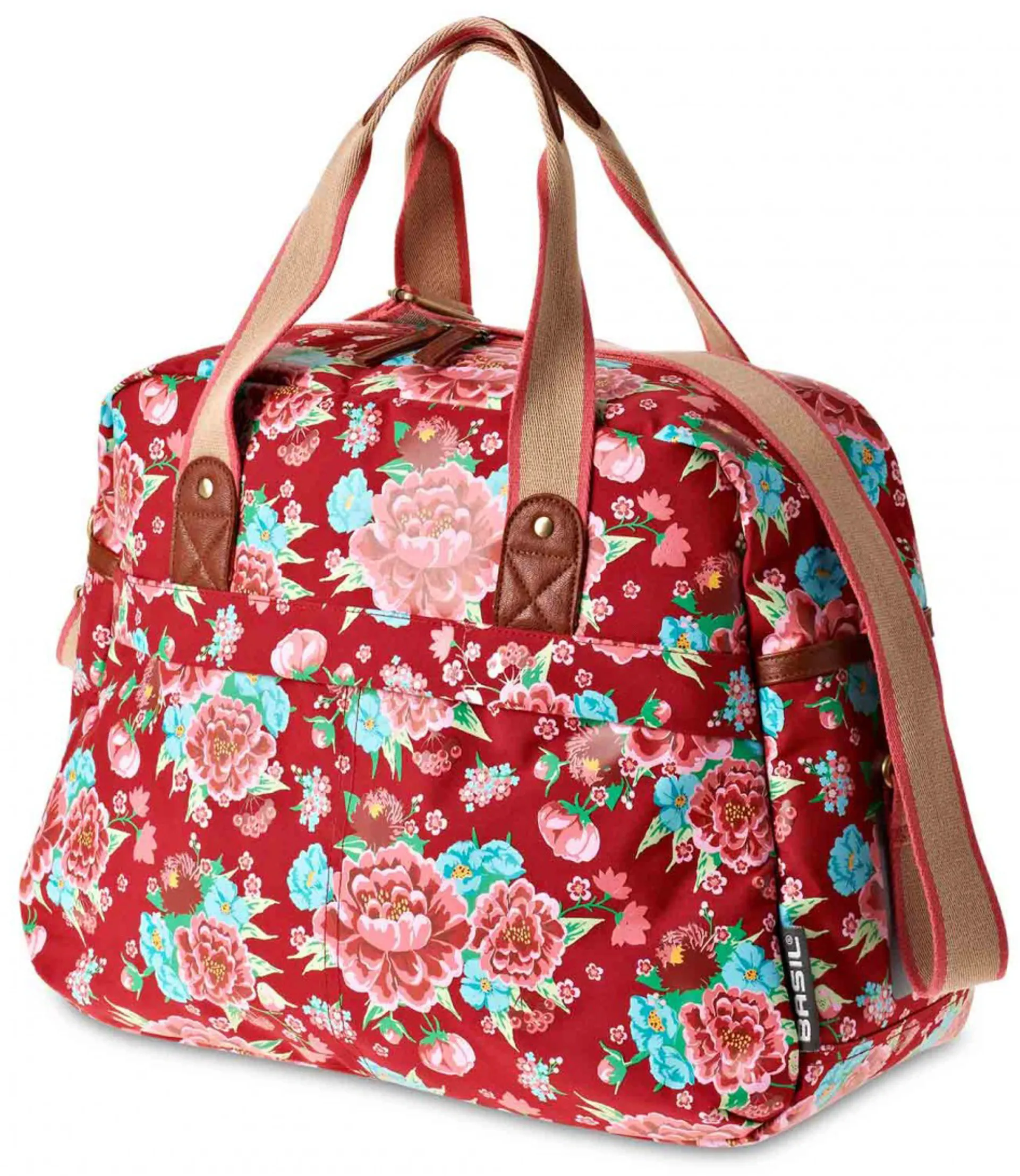 Basil Bloom Carry All Bag Red/Flowers