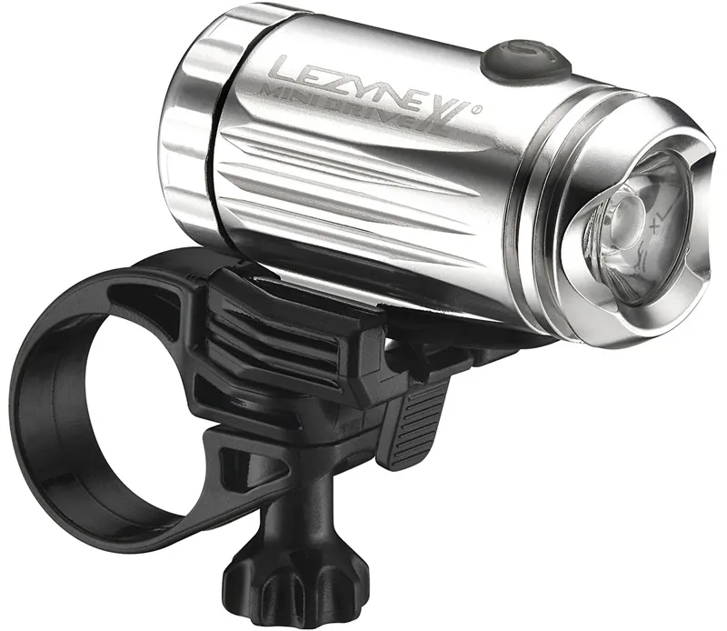 Lezyne Mini Drive XL LED Front Bike Light Silver