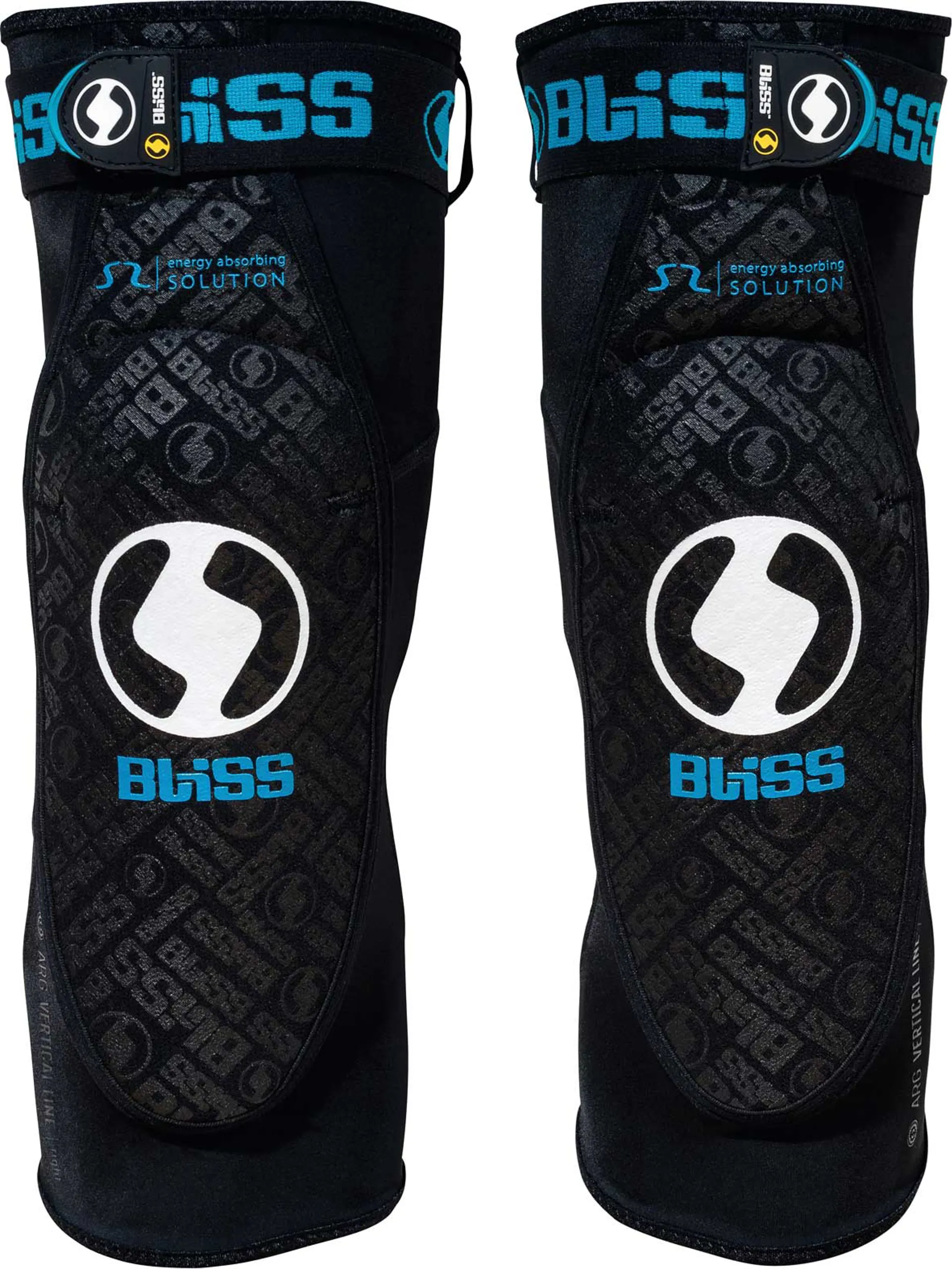 Bliss ARG Vertical Extended Knee Pad Black/Blue