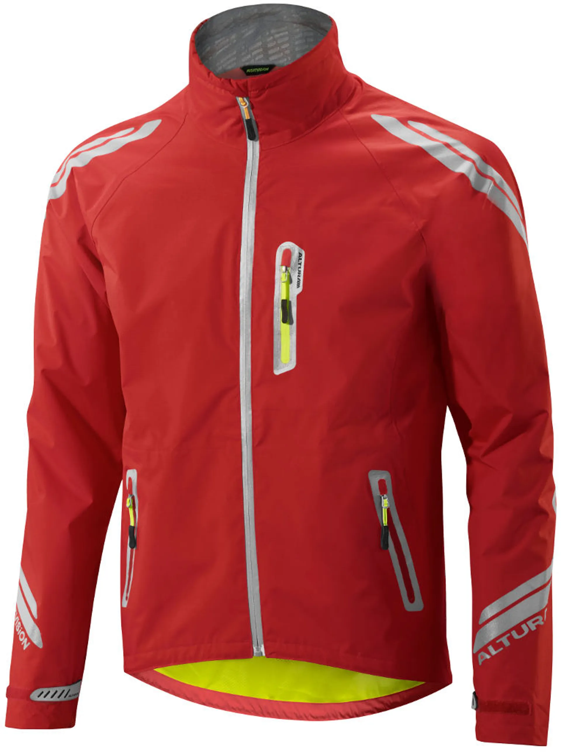 Altura Night Vision Evo Waterproof Jacket Hi Vis Red