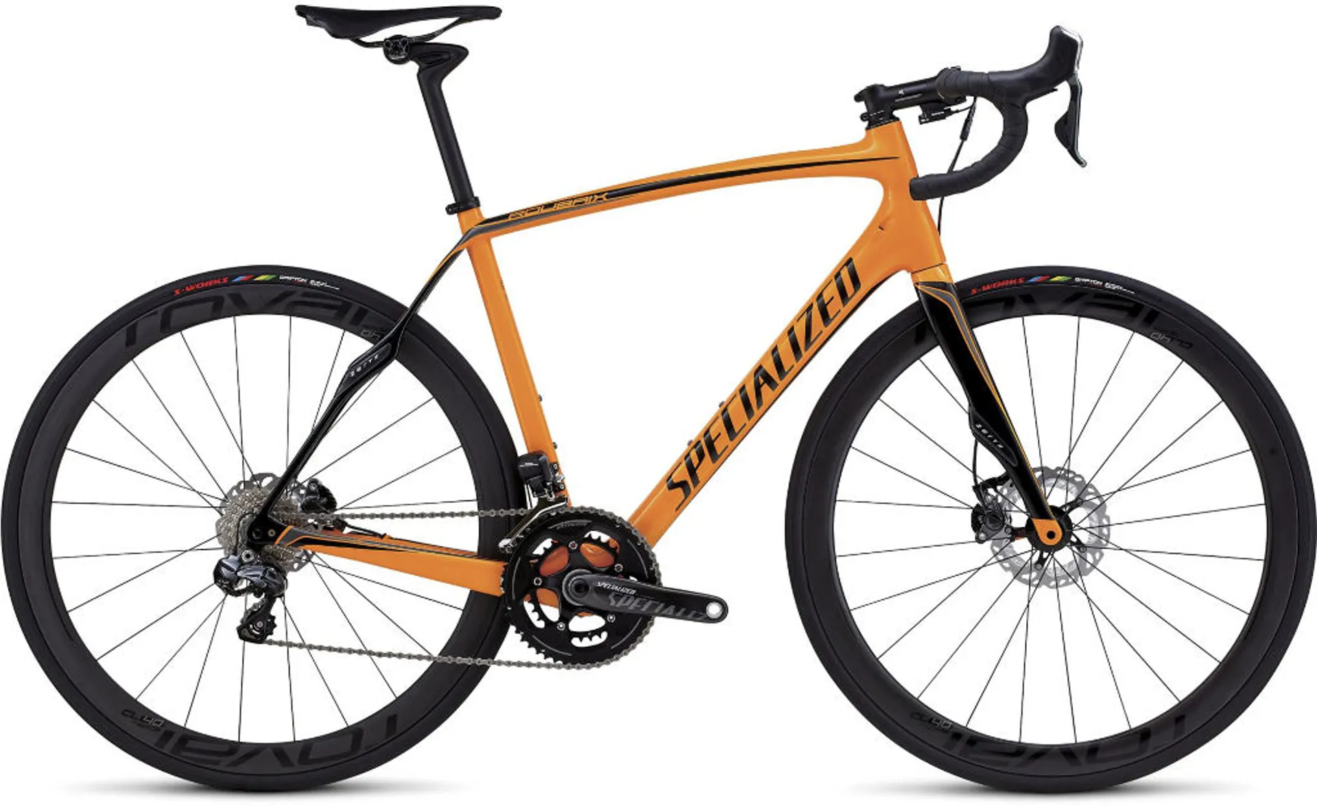 Specialized Roubaix SL4 Pro Disc Race Di2 Road Bike 2016 Orange/Black