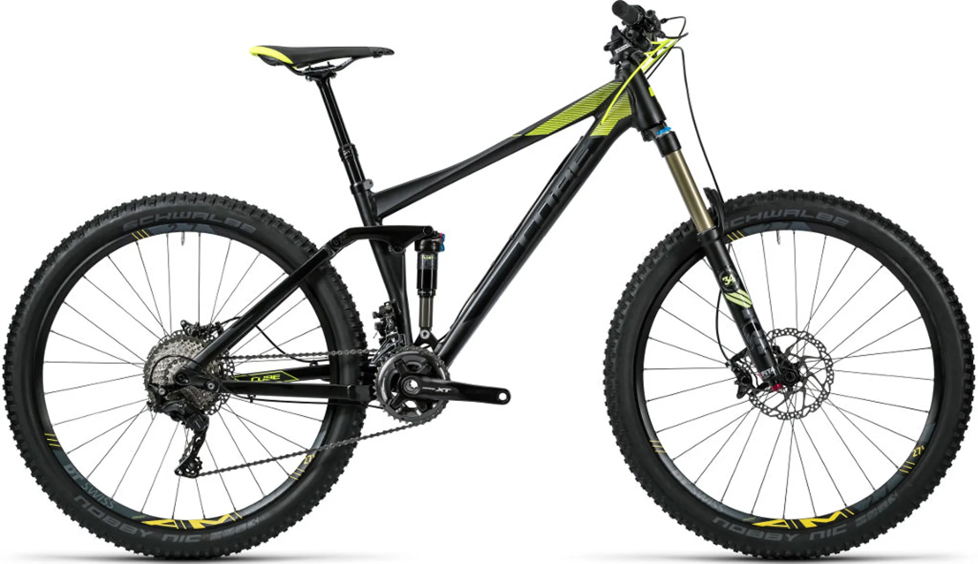 Cube Stereo 140 HPA Race 650b Mountain Bike 2016 Black/Yellow