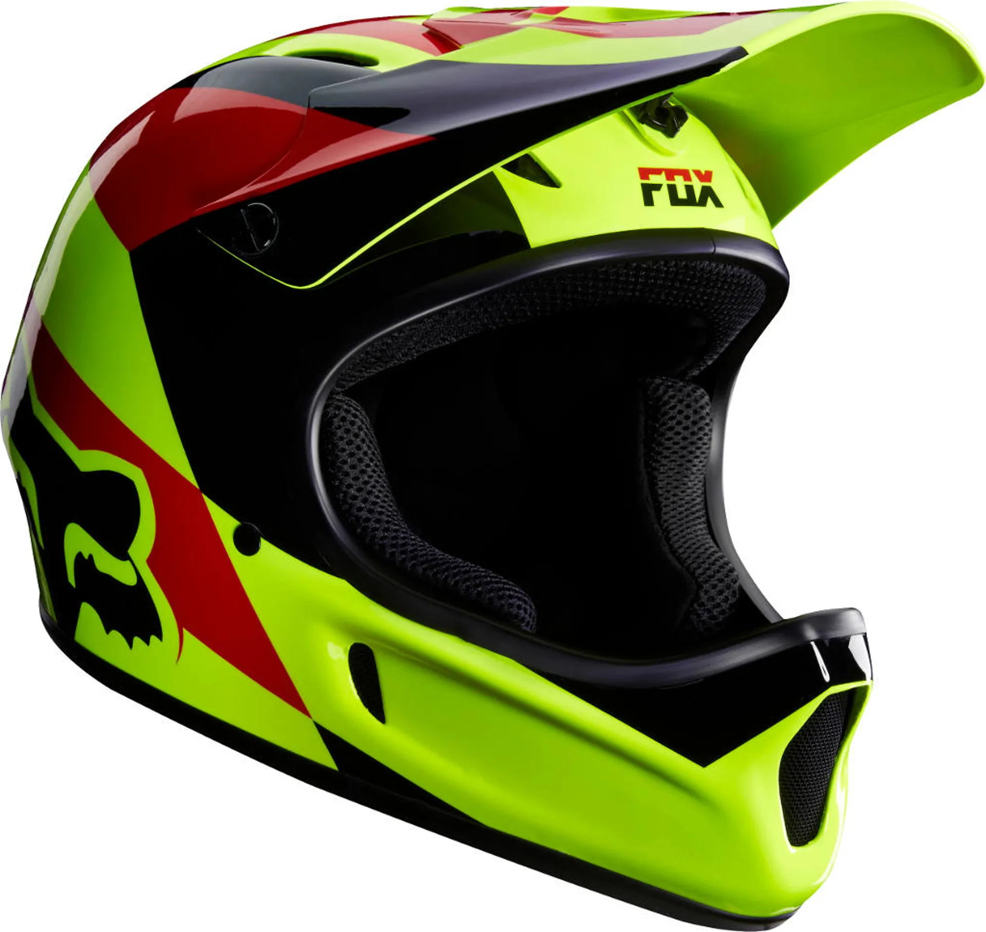 Fox Rampage Race Full Face Helmet Mako Yellow