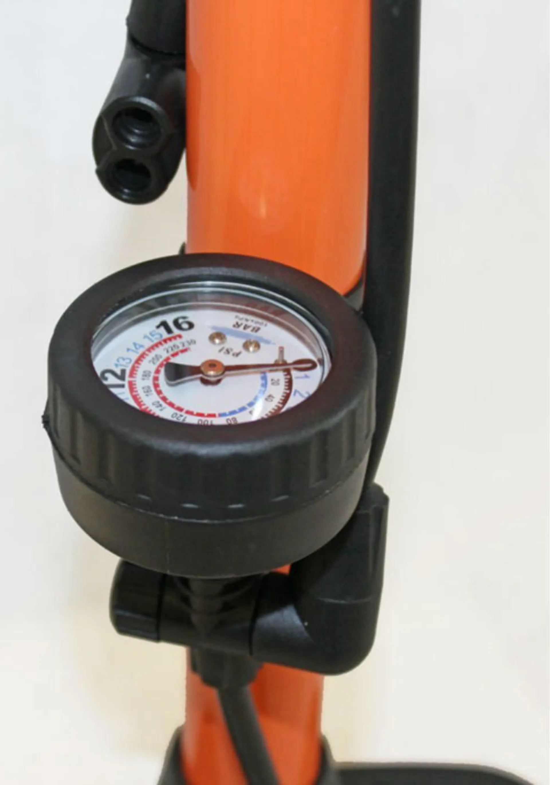 XLR8 Sports High Pressure Floor Pump Orange