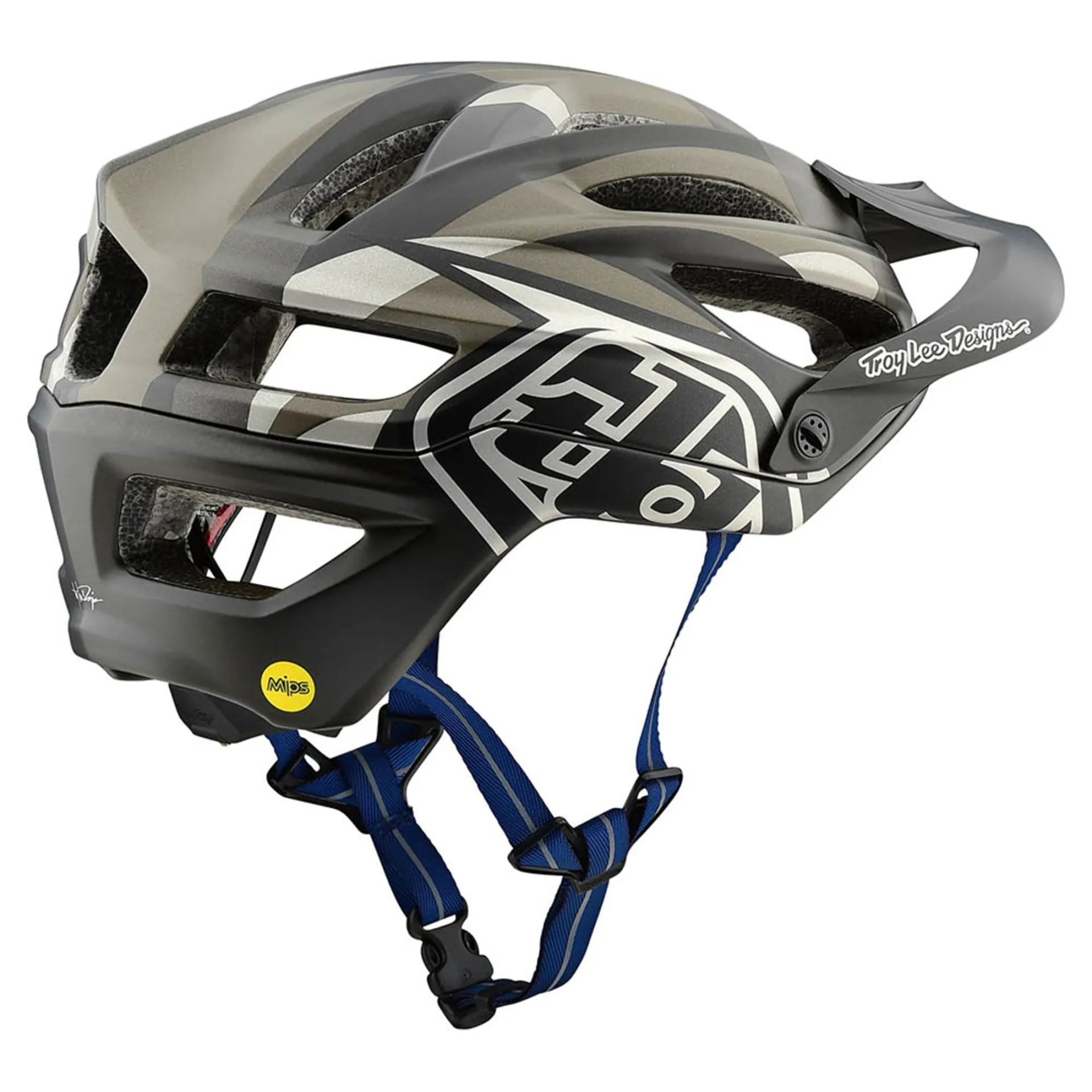 Troy Lee Designs A2 MIPS Helmet Jet Gray