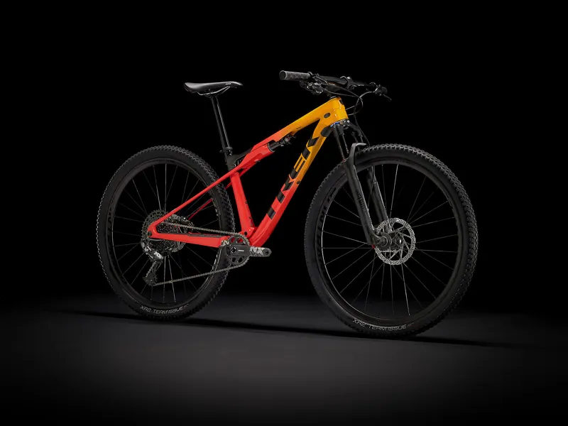 Trek Supercaliber 9.7 29er Mountain Bike 2021 Marigold/Radioactive Red