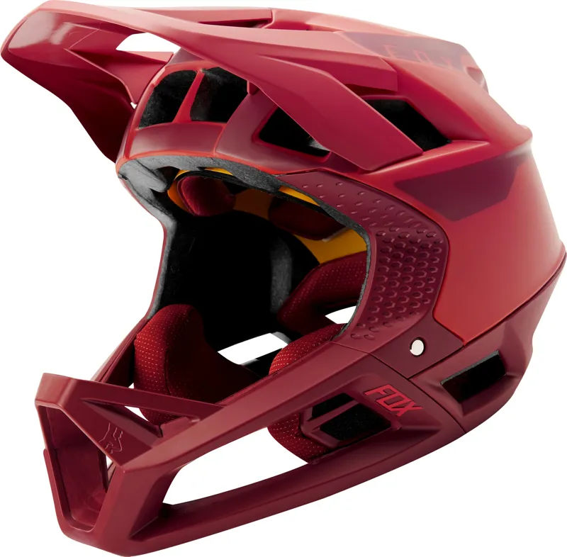 Fox Proframe Full Face Helmet Quo Burnt Red