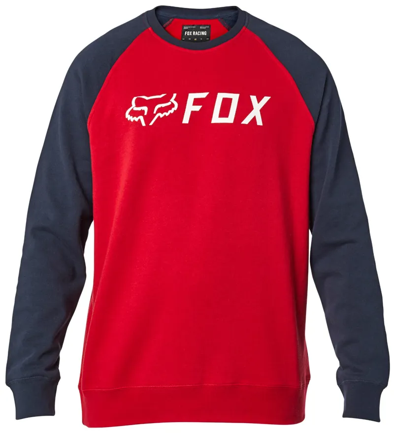 Fox Apex Crew Fleece Pullover Chili Red