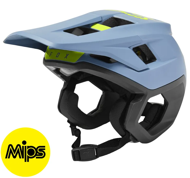 Fox Dropframe Pro MIPS MTB Helmet Dust Blue