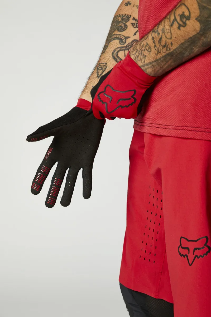 Fox Flexair MTB Gloves Chili Red