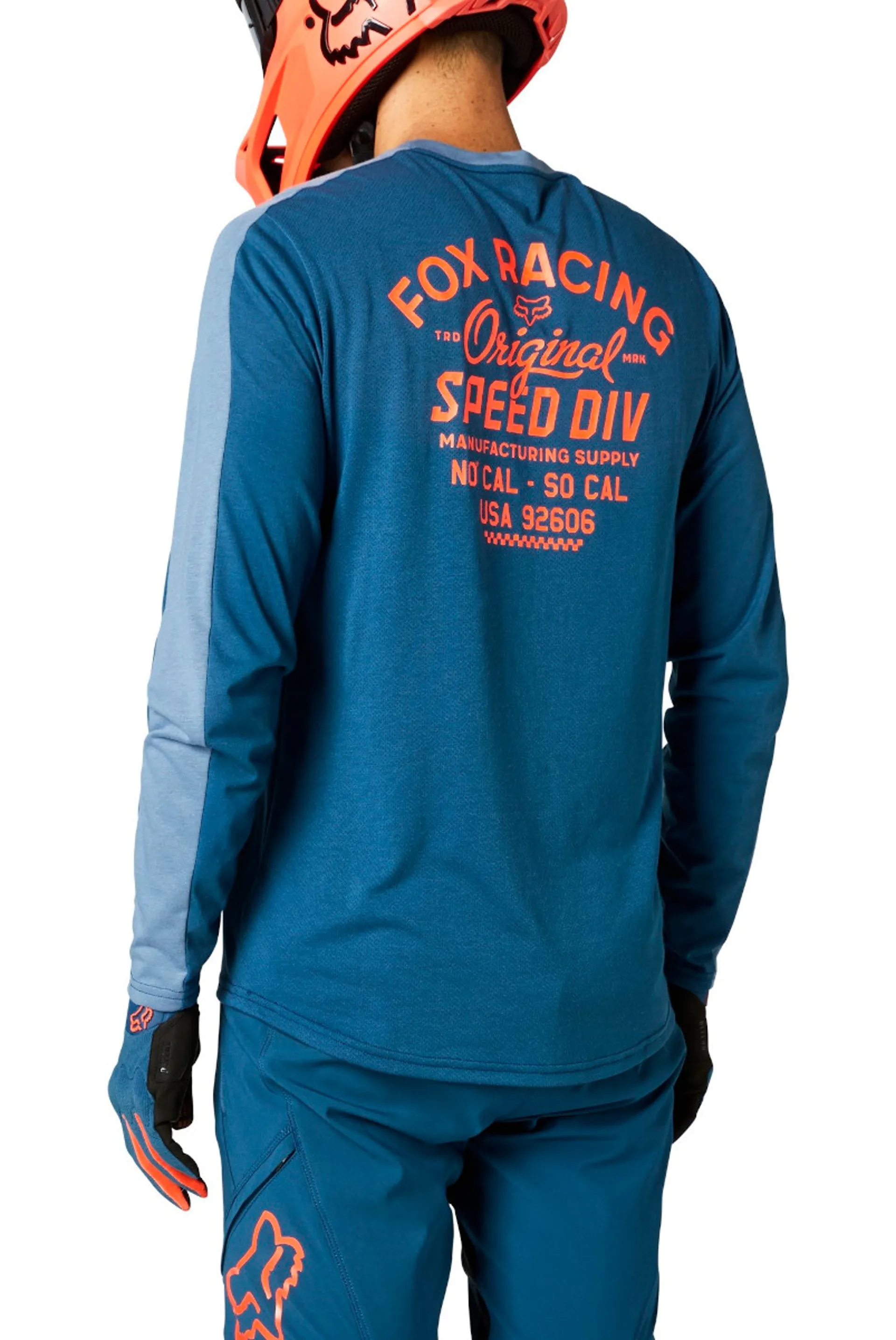 Fox Ranger Dri-Release LS MTB Jersey Refuel Dark Indigo