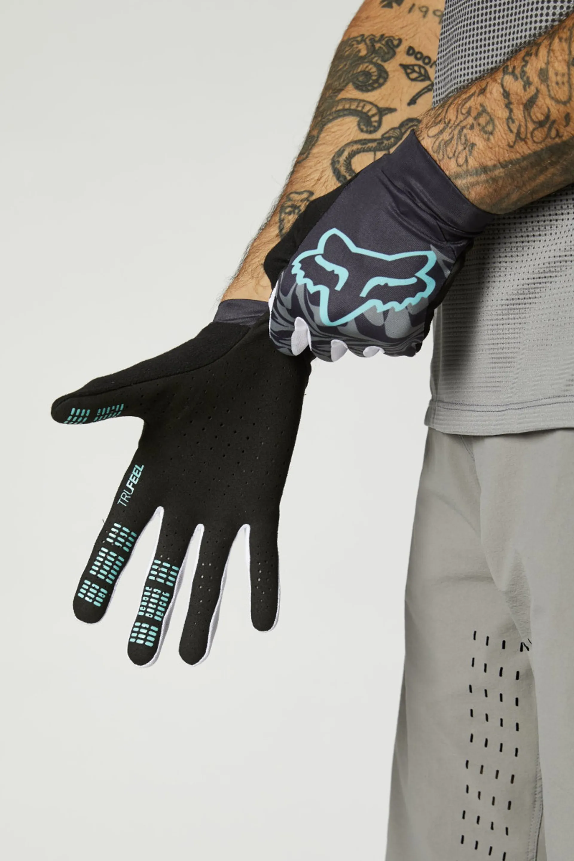 Fox Flexair MTB Gloves Teal