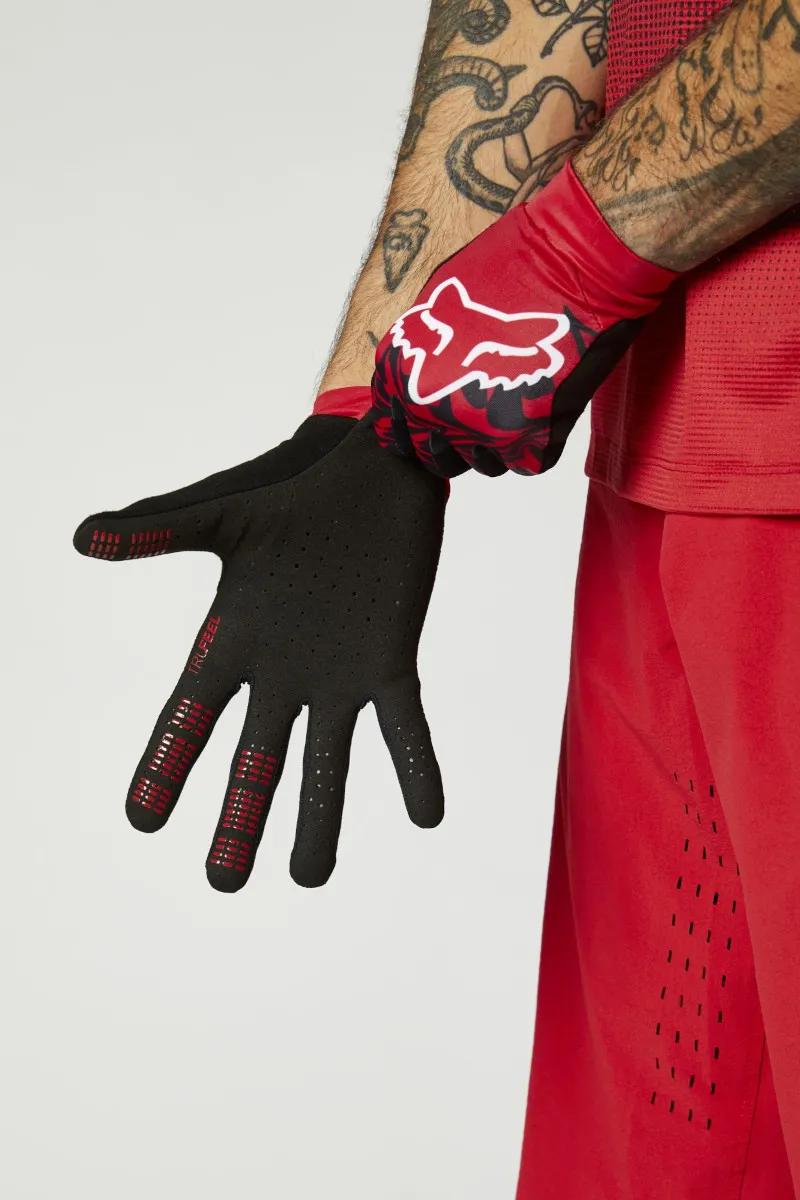Fox Flexair MTB Gloves Chili Red