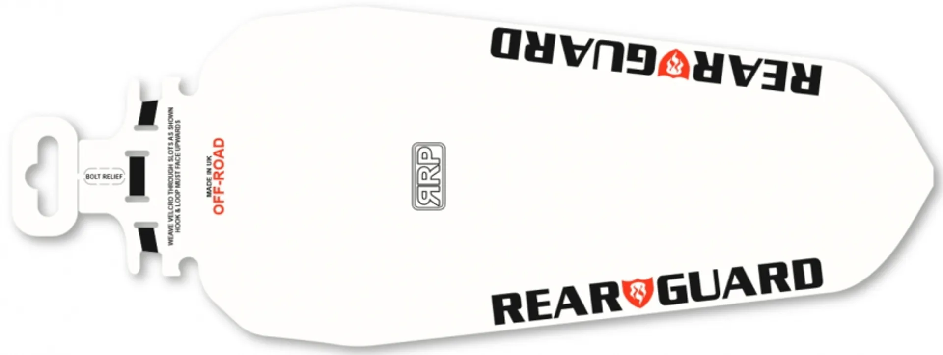 RRP Rearguard Mudguard White
