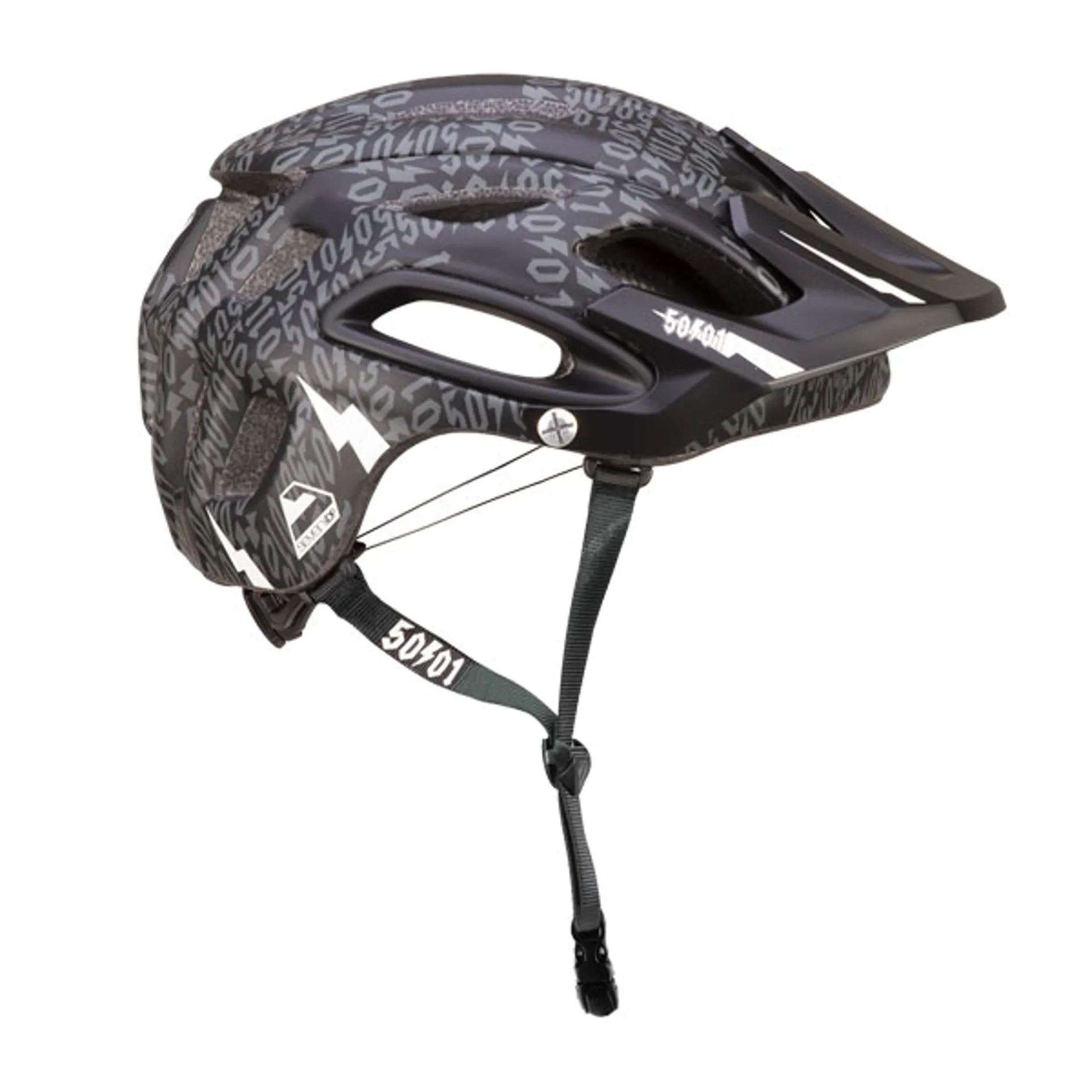 7iDP M2 Boa 50:01 MTB Helmet Black/White
