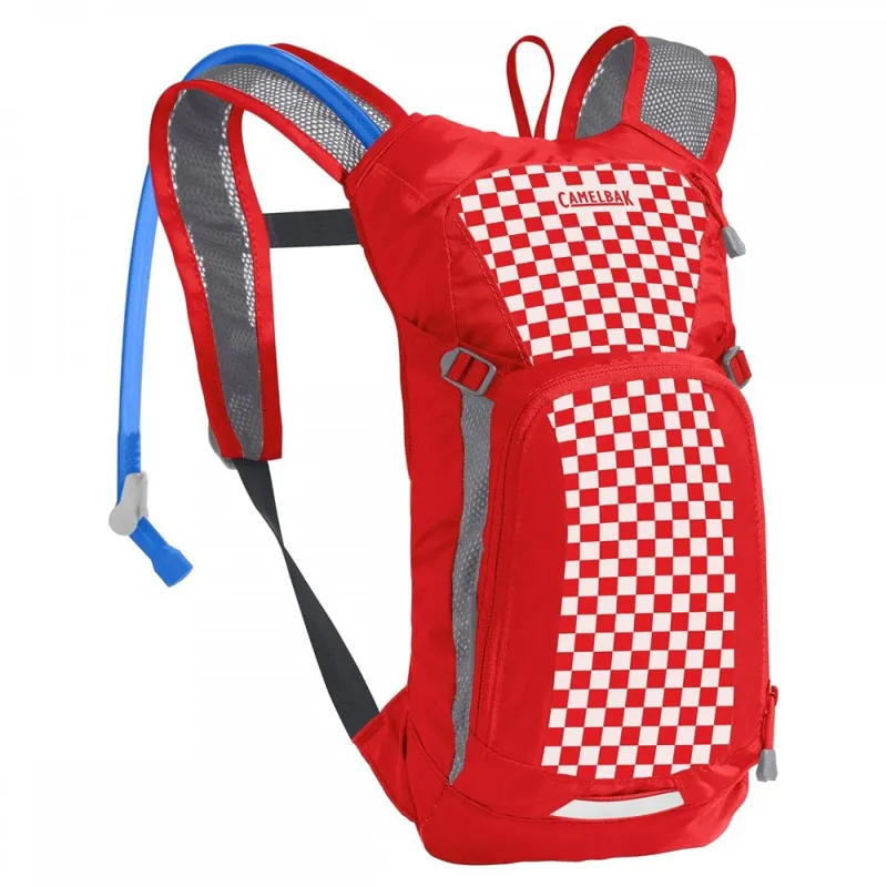 Camelbak Kids Mini Mule 3L Hydration BackPack RED CHECK