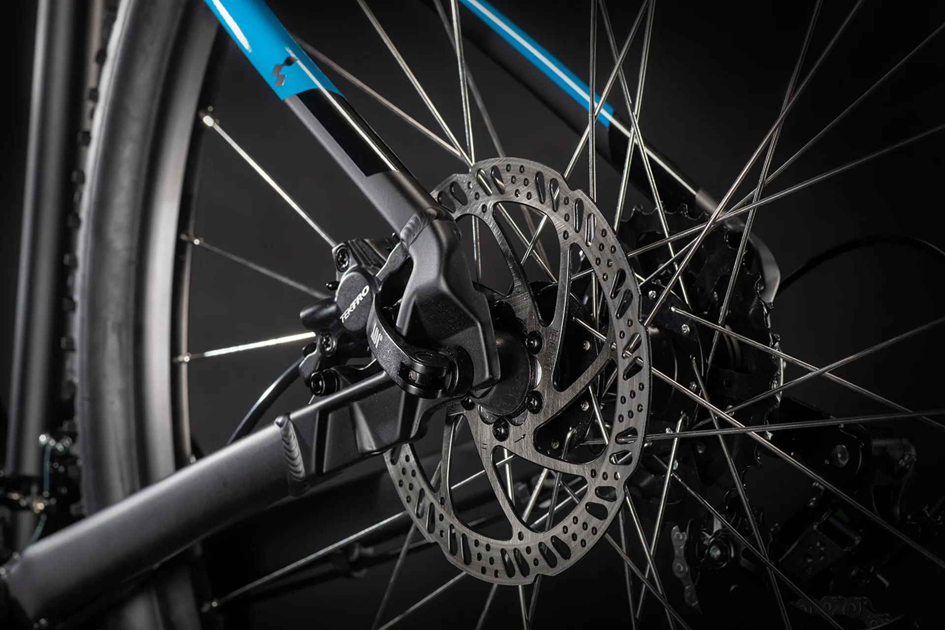 Cube Aim Pro Hardtail Mountain Bike 2021 Black/Blue