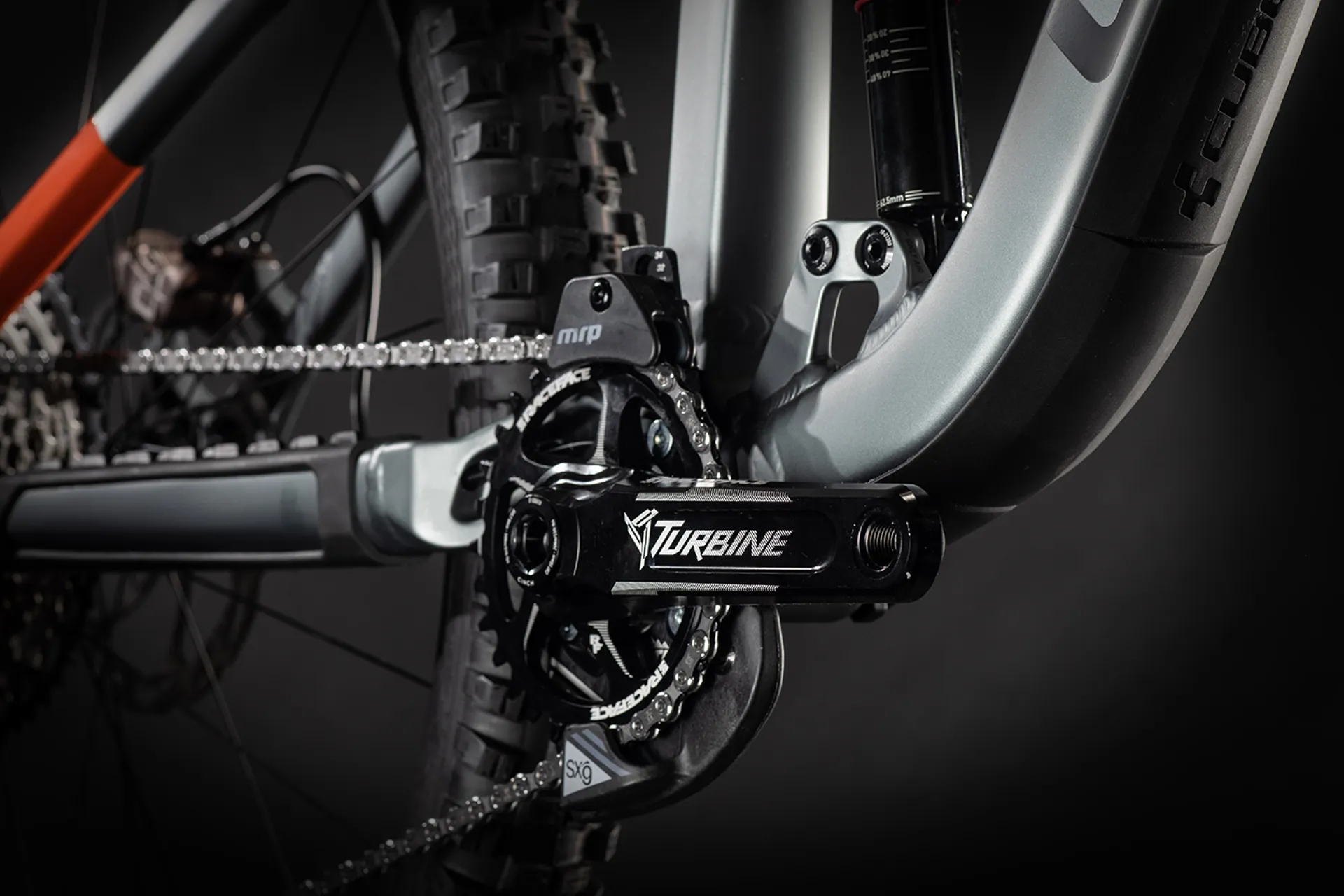 Cube Stereo 170 Team XT 12 spd 29 Mountain Bike 2021 Flash Grey/Orange