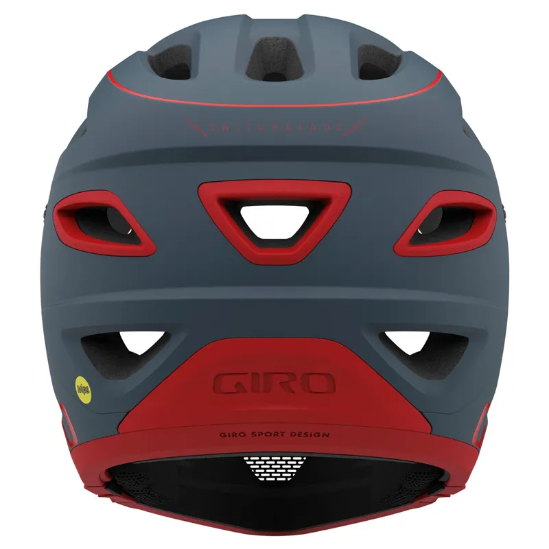 Giro Switchblade Mips Full Face MTB Matte Portaro Grey/Red