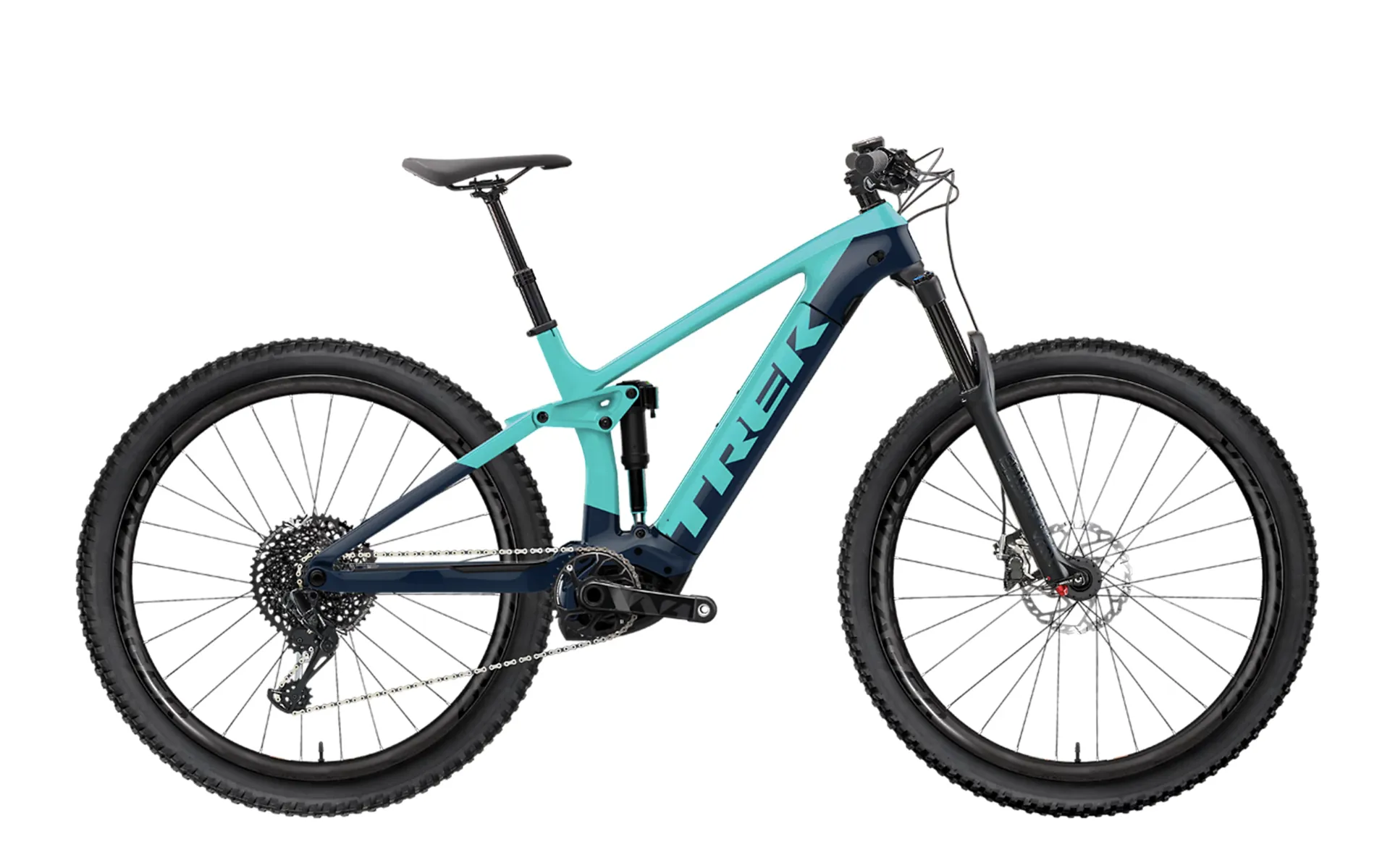 Trek Rail 7 SLX/XT 29er Electric Bike 2021 Miami Green/Nautical Navy