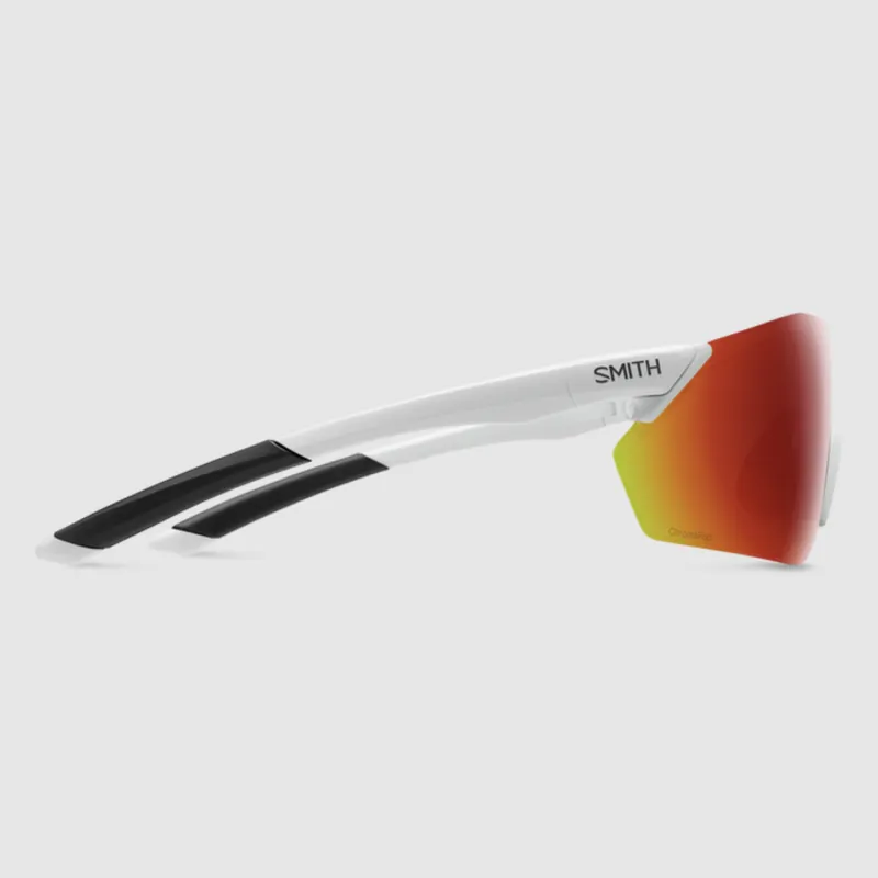 Smith Reverb Sunglasses Matte White/ChromaPop Red Mirror