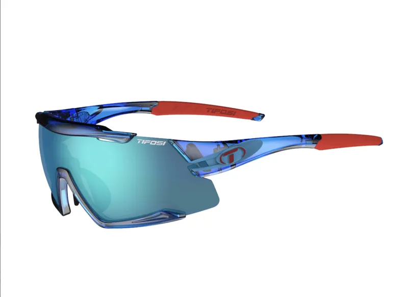 Tifosi Aethon Perfomance 3-lense Sunglasses Crystal Blue/Clarion Blue