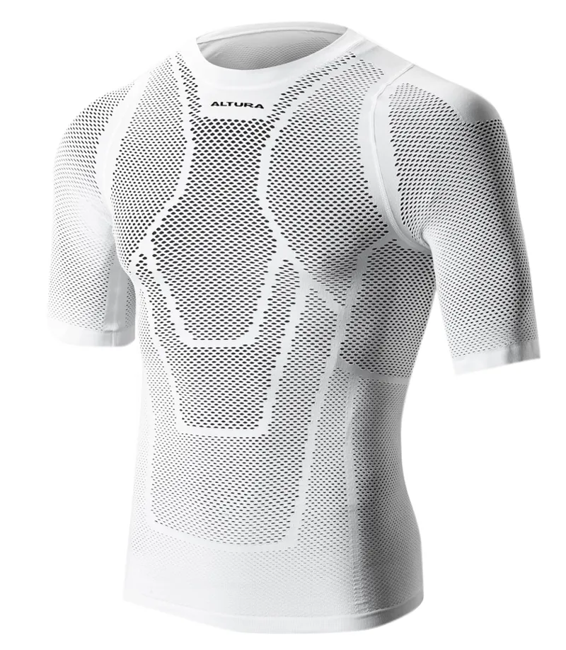Altura Dry Mesh SS Base Layer White