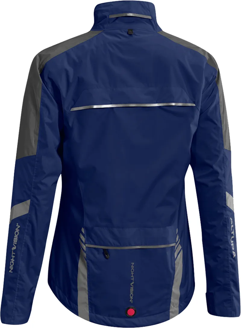 Altura Nightvision 3 Womens Waterproof Jacket Hi Viz Blue