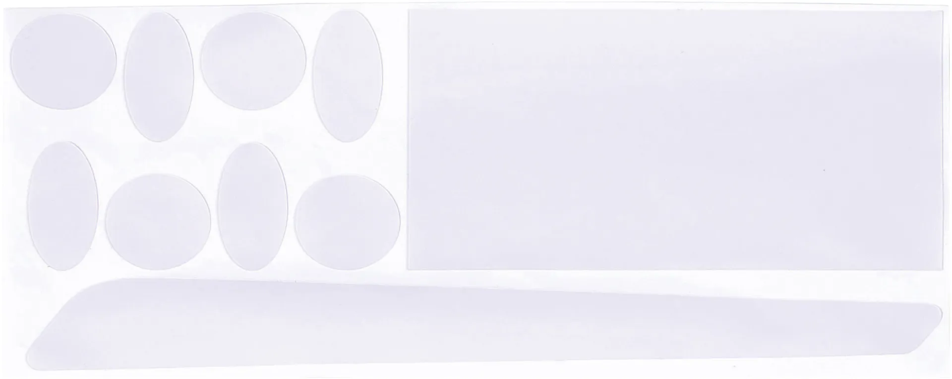 BBB Carbon Clearskin Frame Protectors Clear