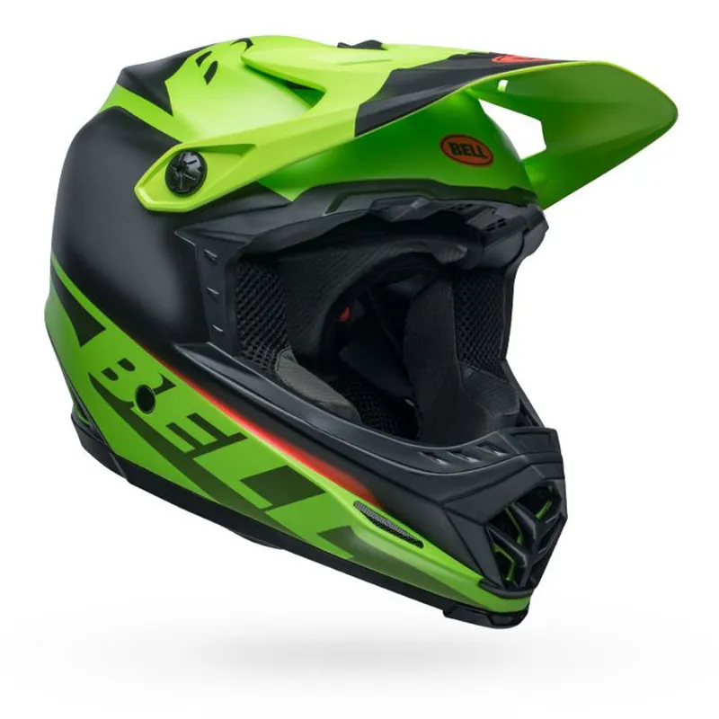 Bell Full-9 Fusion Mips MTB Full Face Helmet Matte Green/Black/Crimson