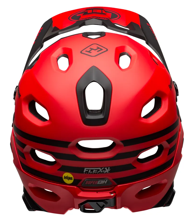 Bell Super DH Mips Full Face MTB Helmet Fasthouse Matte Red/Black