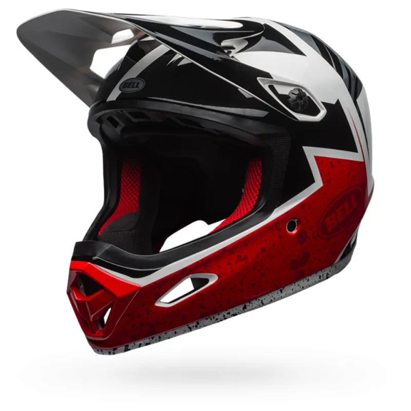 Bell Transfer 9 Full Face MTB Helmet Black/Red/White