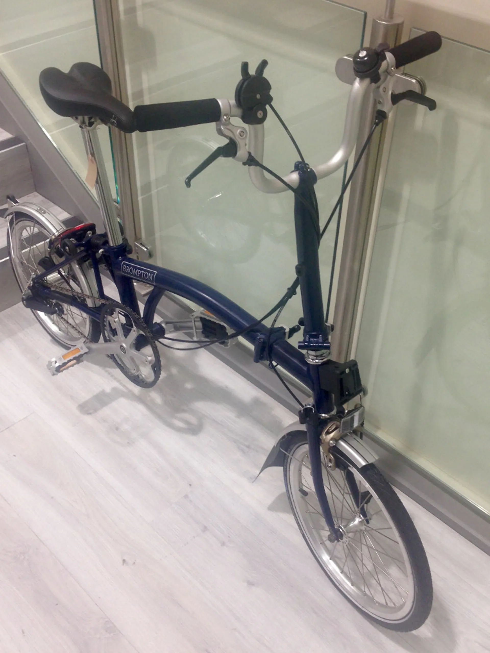 Brompton M3L Folding Bike Tempest Blue