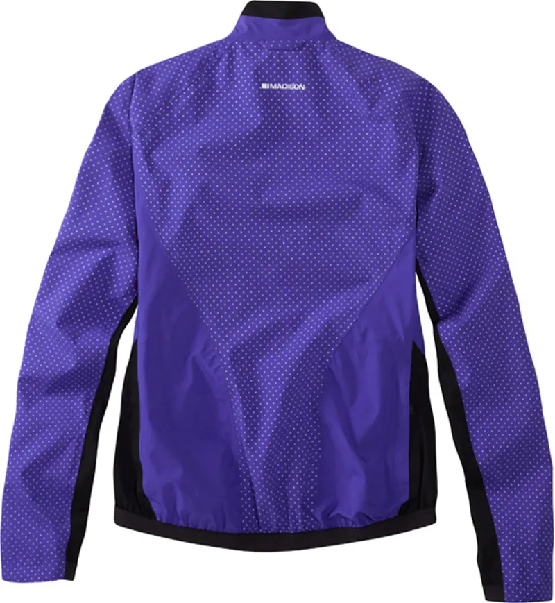 Madison Womens Sportive Hi Viz Waterproof Jacket Purple