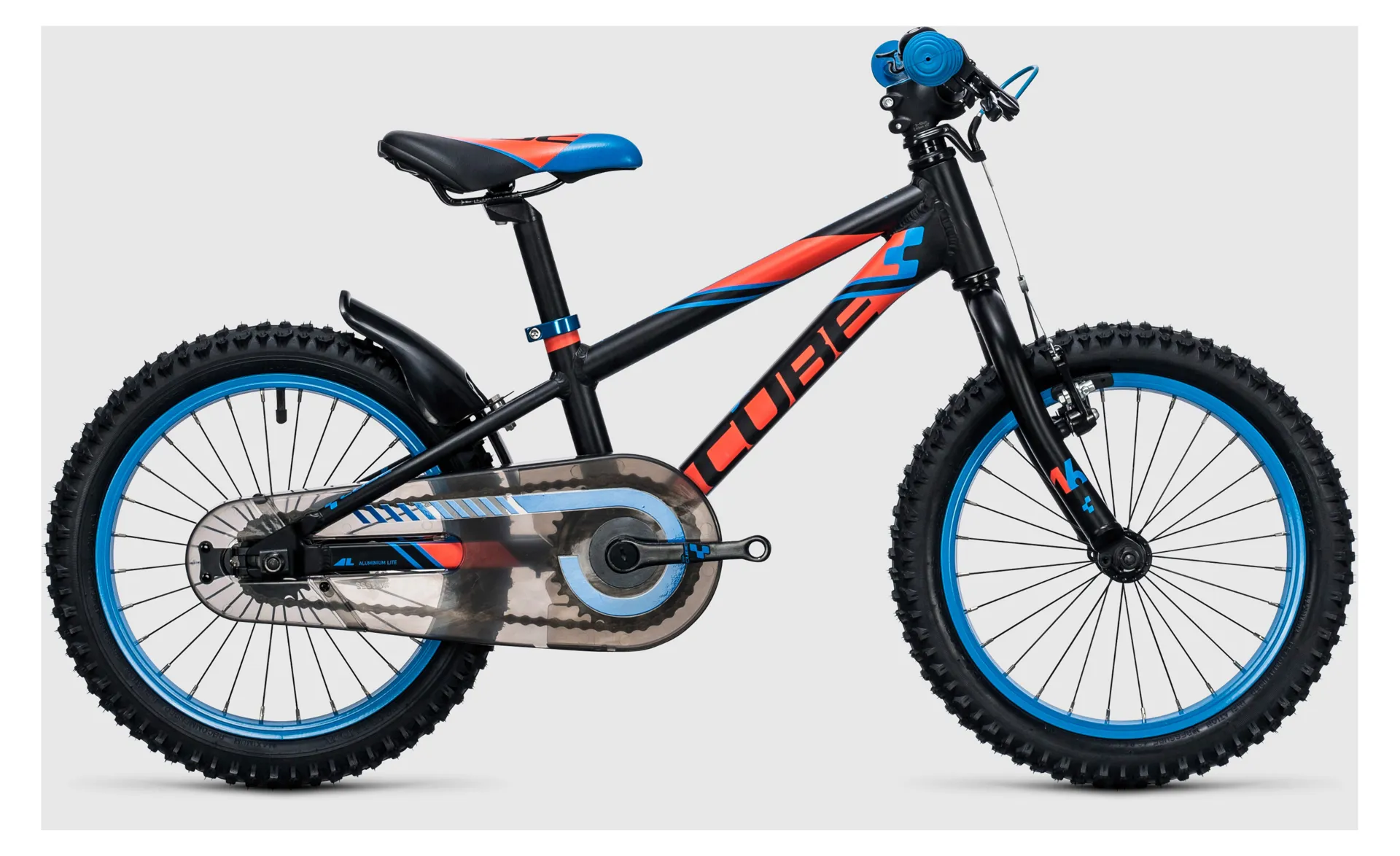 Cube Kid 160 Boys Bike 2017 Black/Red/Blue