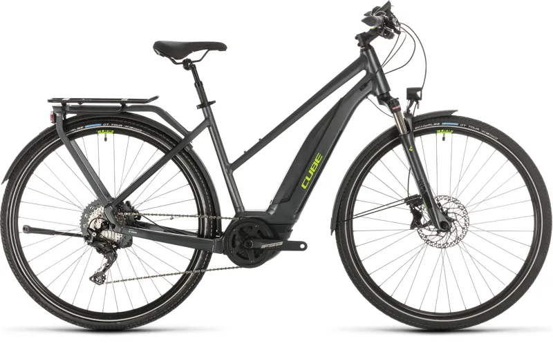Cube Touring Hybrid EXC 500 Trapeze Electric Bike 2020 Iridium Green Cube Touring Hybrid EXC 500 Trapeze Electric Bike 2020 Iridium Green