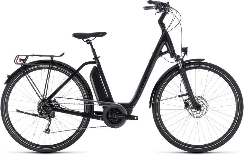 Cube Town Hybrid Sport 400 Step Thru Electric Bike 2018 Black