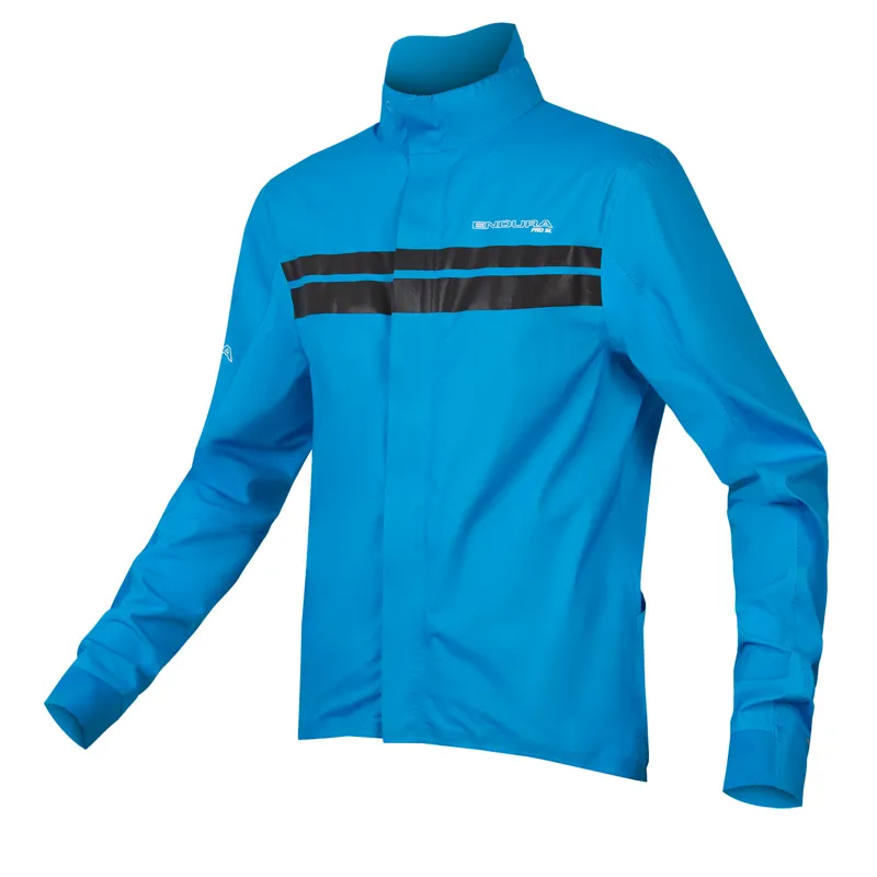 Endura Pro SL Shell Waterproof Jacket Hi Vis Blue