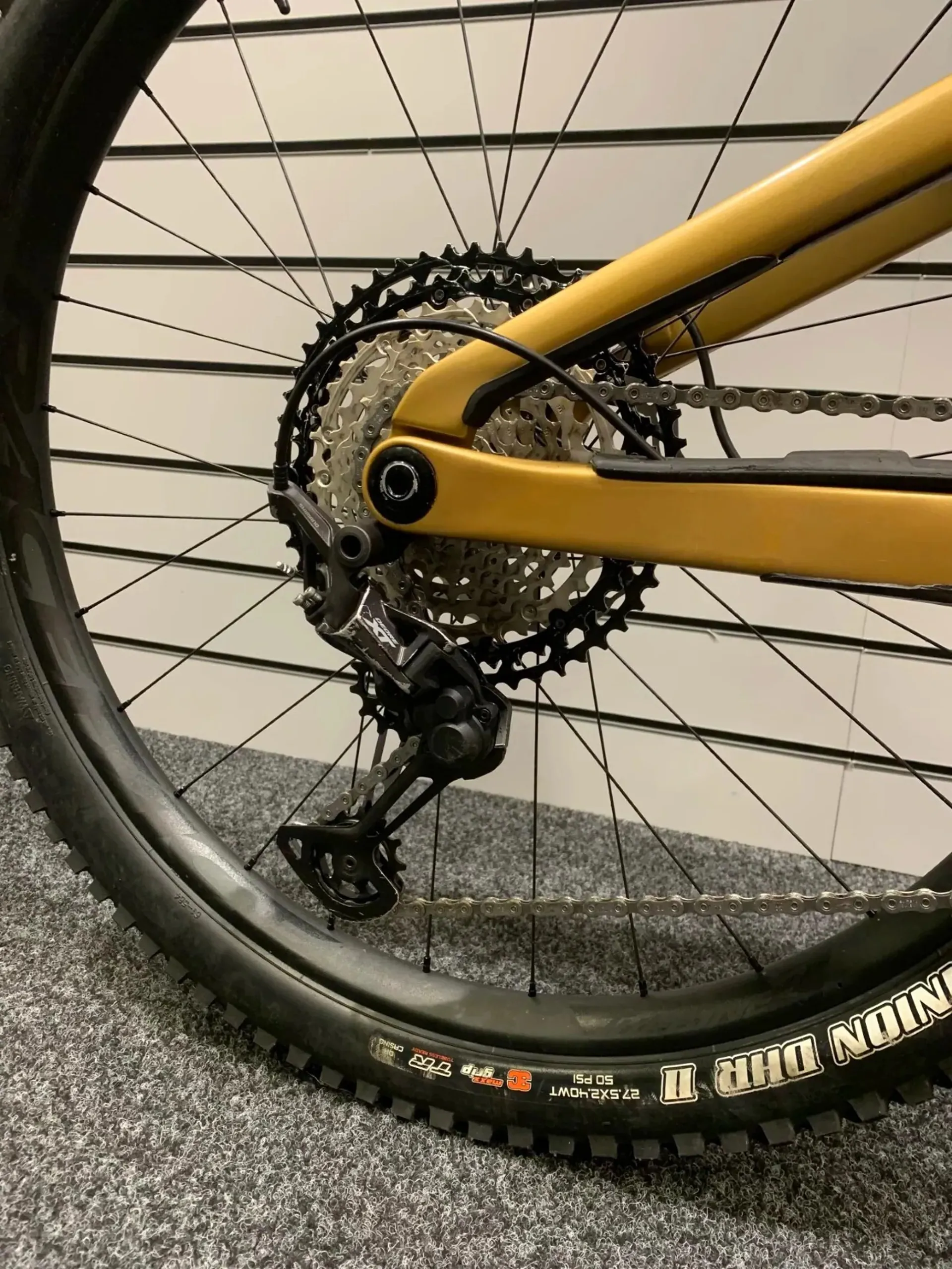 Ex Demo Orbea Rallon M-Team Medium Mountain Bike 2022 Gold