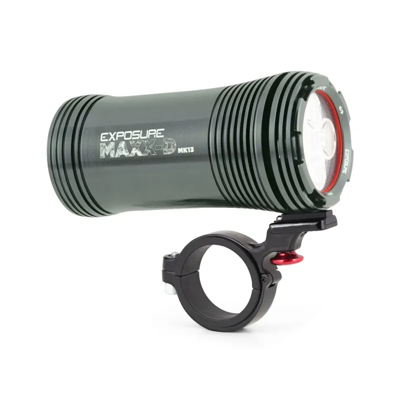 Exposure MaXx-D MK13 Front Light with 35/31.8mm QR Bracket Gun Metal Black