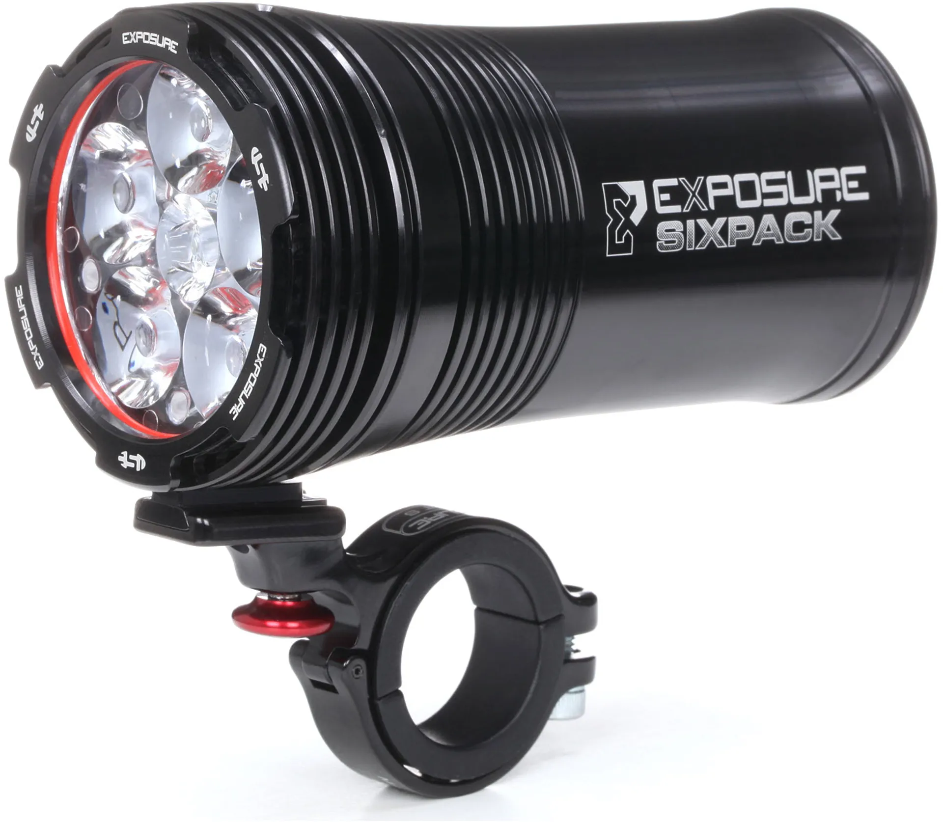 Exposure Six Pack MK8 Front Light with SYNC Bluetooth Remote Black