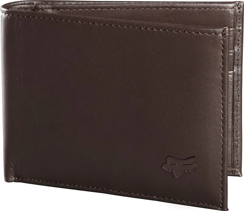 Fox Bifold Leather Wallet Brown