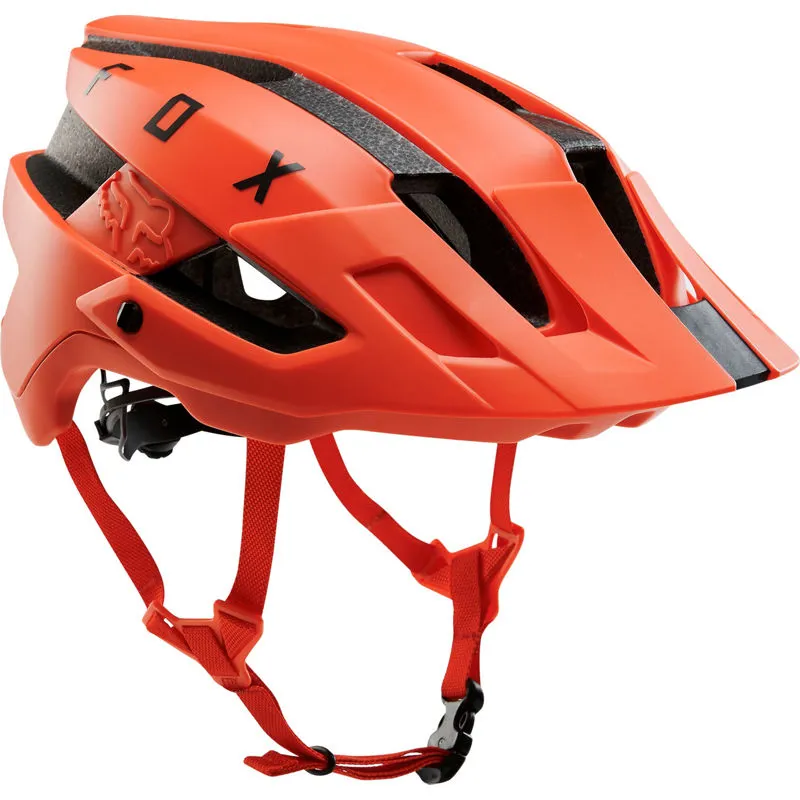 Fox Flux Solid MTB Helmet Orange Crush