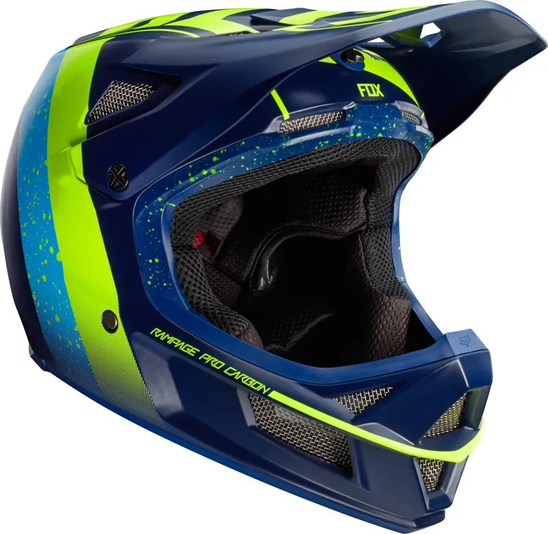 Fox Rampage Pro Carbon Full Face Helmet Kroma Navy