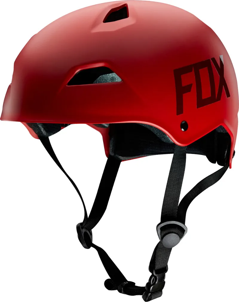 Fox Flight Hardshell Helmet Matt Red