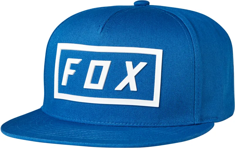 Fox Fumed Snapback Cap Blue