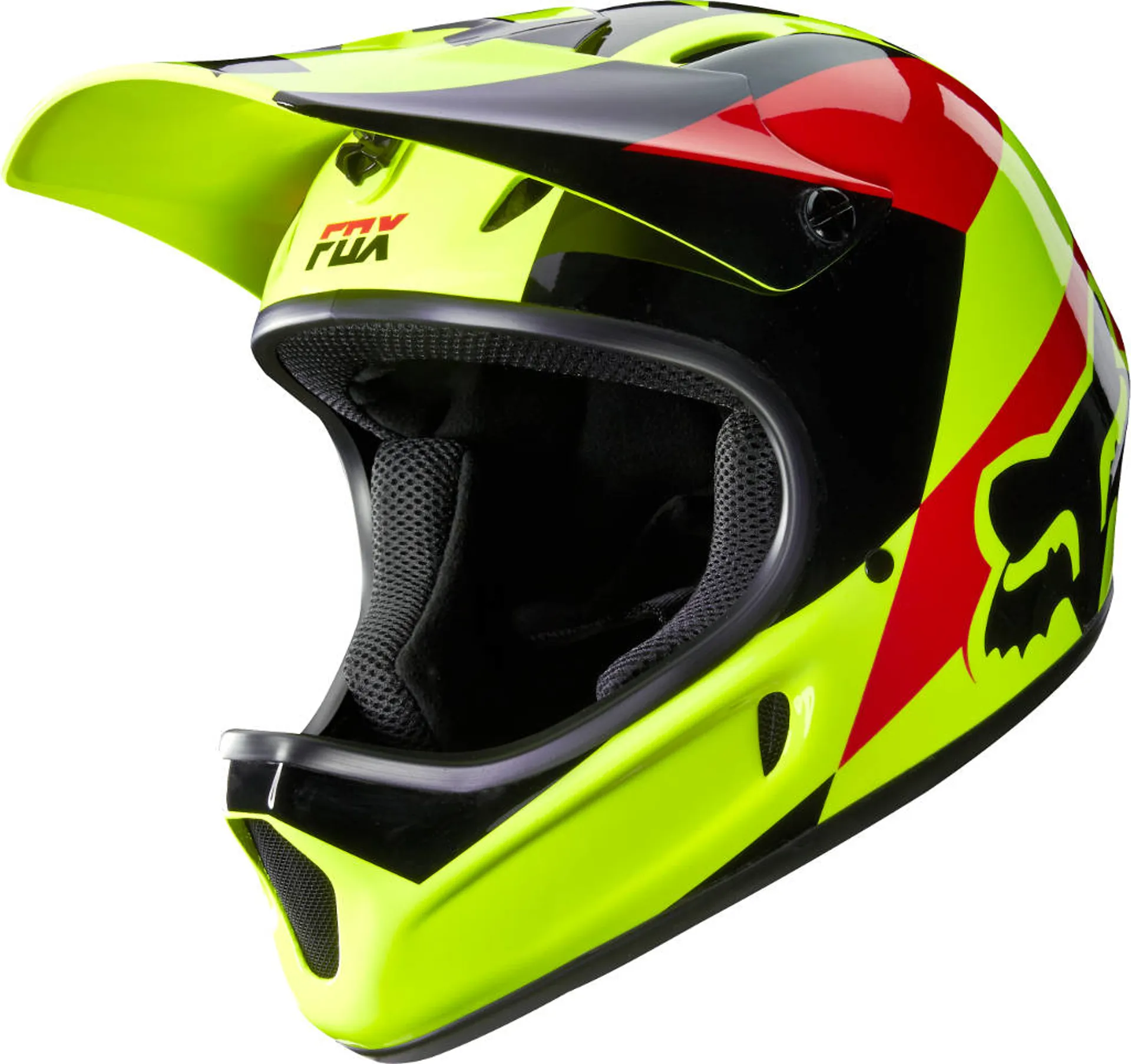 Fox Rampage Race Full Face Helmet Mako Yellow