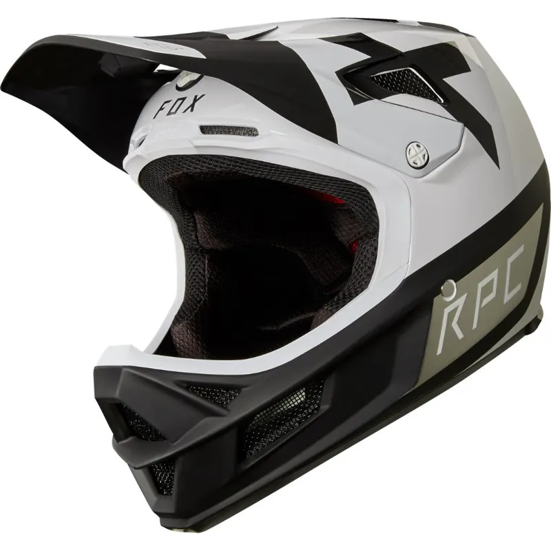Fox Rampage Pro Carbon Preest Full Face Helmet White/Black