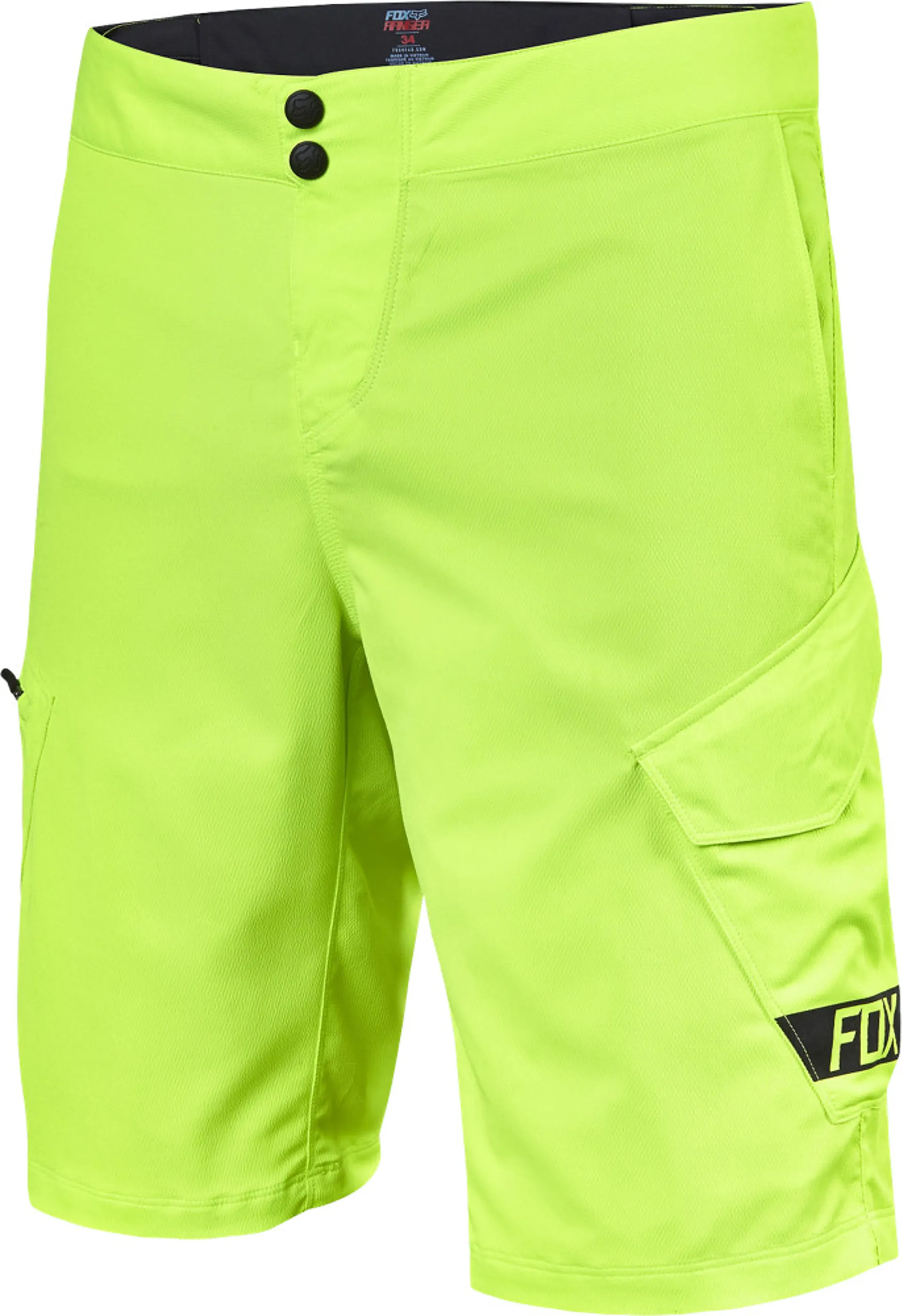 Fox Ranger 12in Cargo Baggy Short Flo Yellow