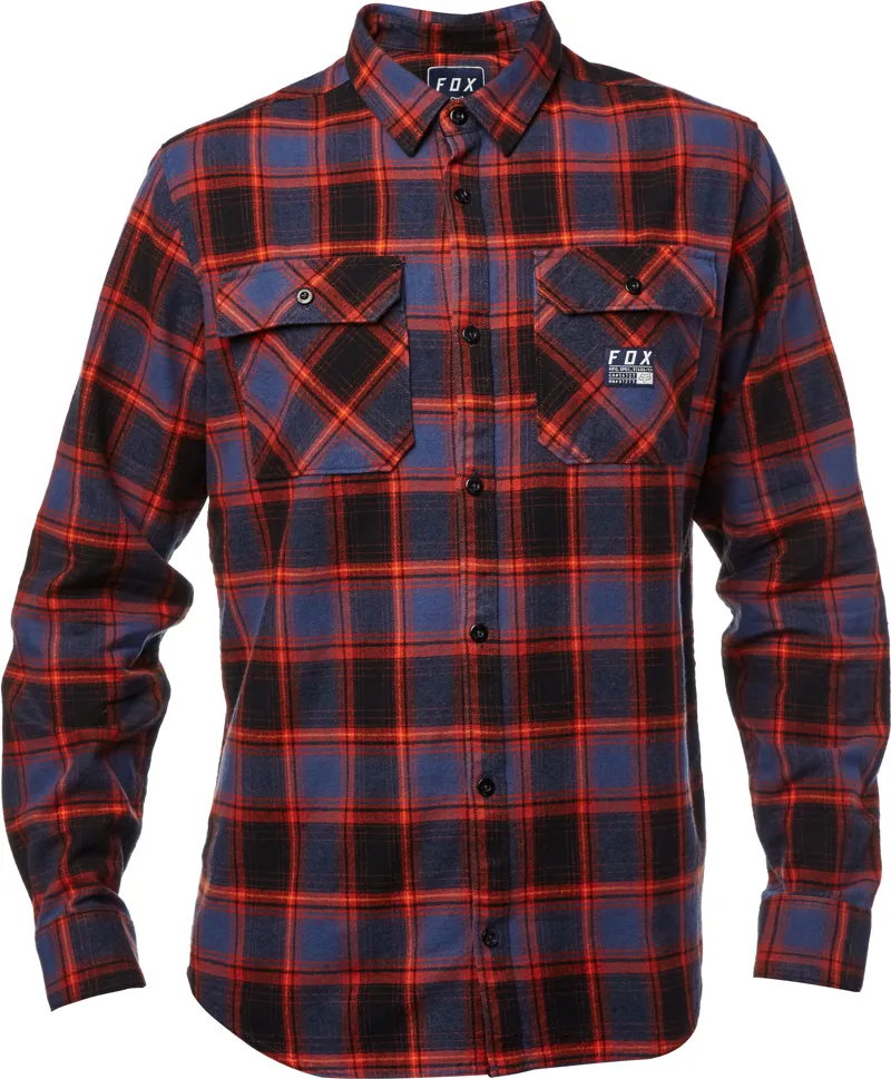 Fox Traildust Flannel LS Shirt Midnight